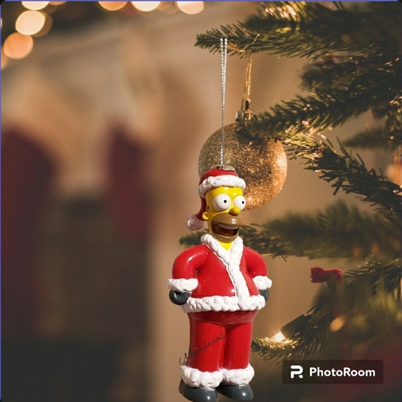 Holiday | Nwt Santa Homer Simpson The Simpsons Christmas Ornament ...